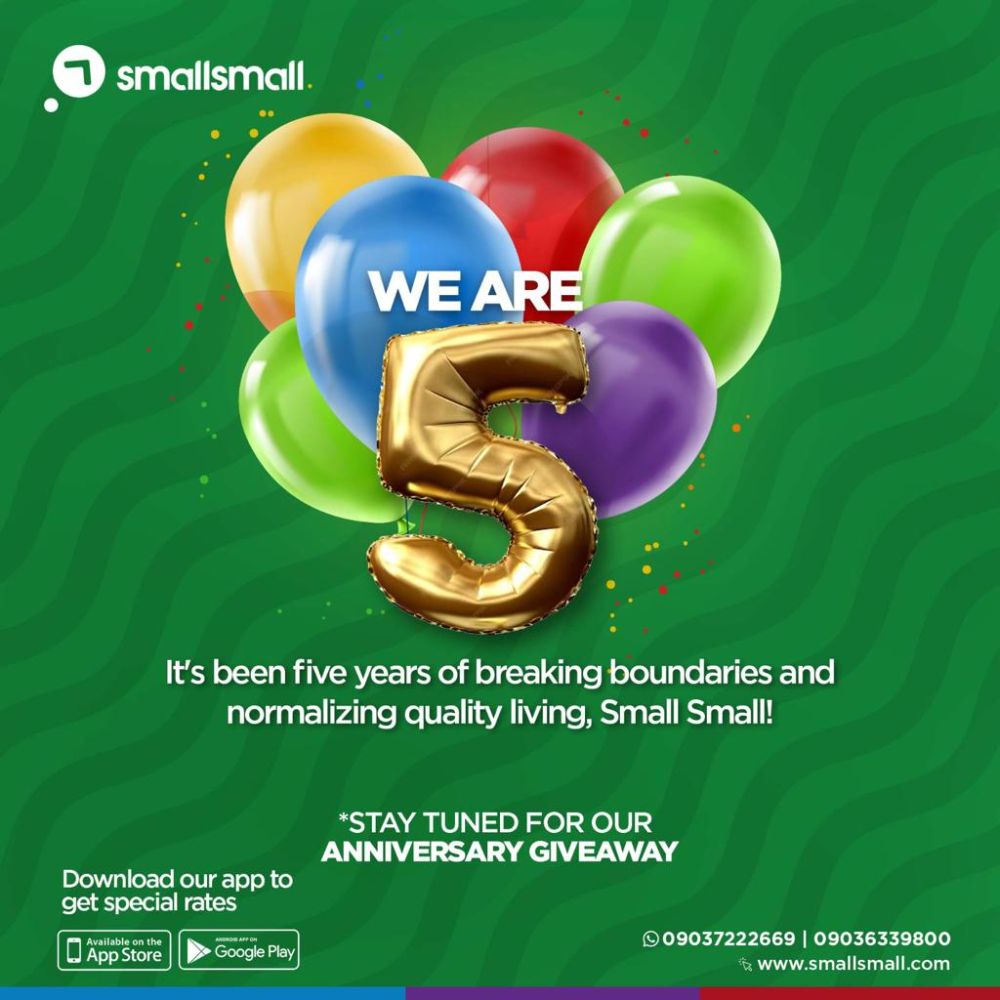 We are 5!! Happy Anniversary Smallsmall - Smallsmall Media